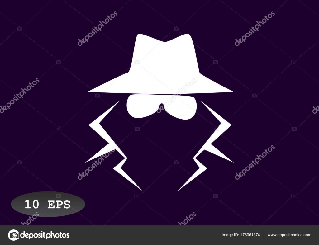 Anonymous spy agent silhouette Stock Vector by ©LovArt 176061374