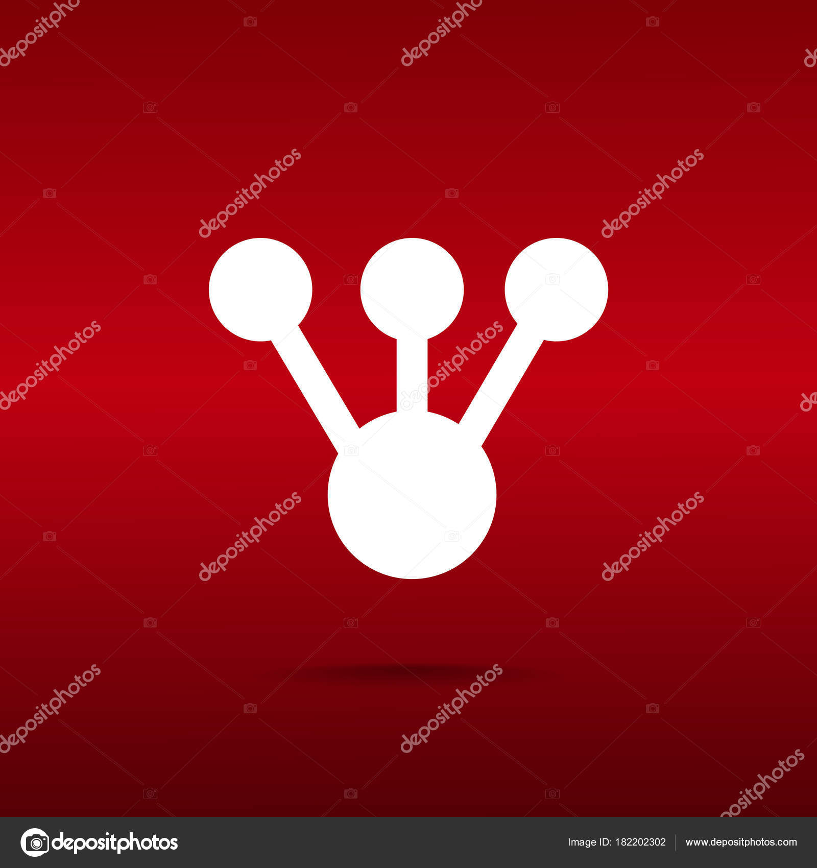 Connection between points icon Stock Vector by ©LovArt 182202302