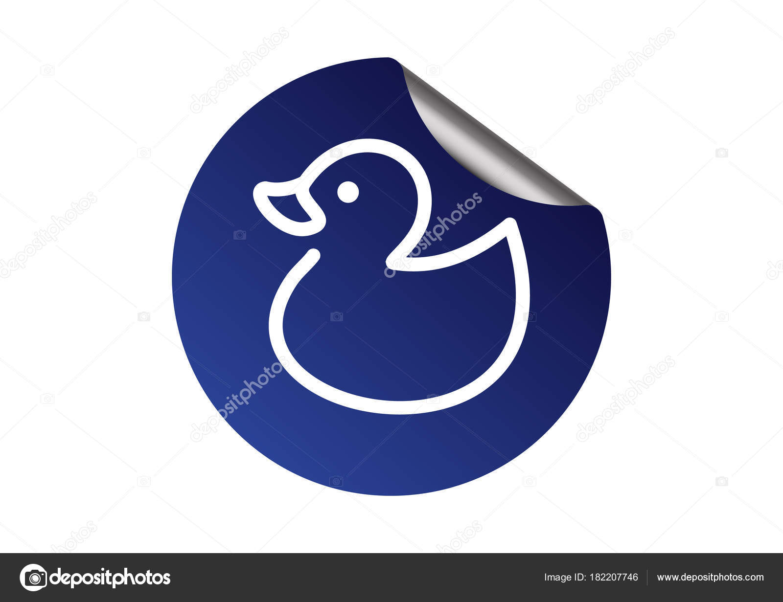 Simple duck icon Stock Vector by ©LovArt 182207746