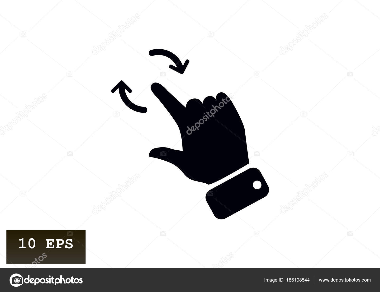 Hand Sign Vector Illustration Stock Vector by ©LovArt 186198544