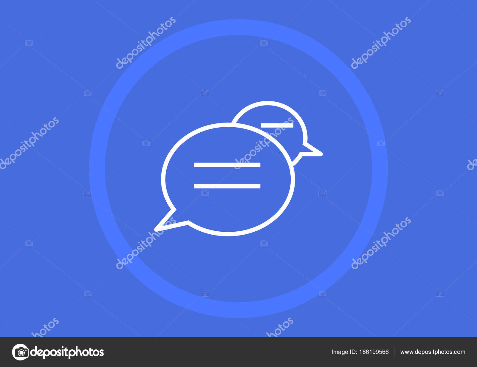 Messenger Sign Vector Illustration Stock Vector by ©LovArt 186199566