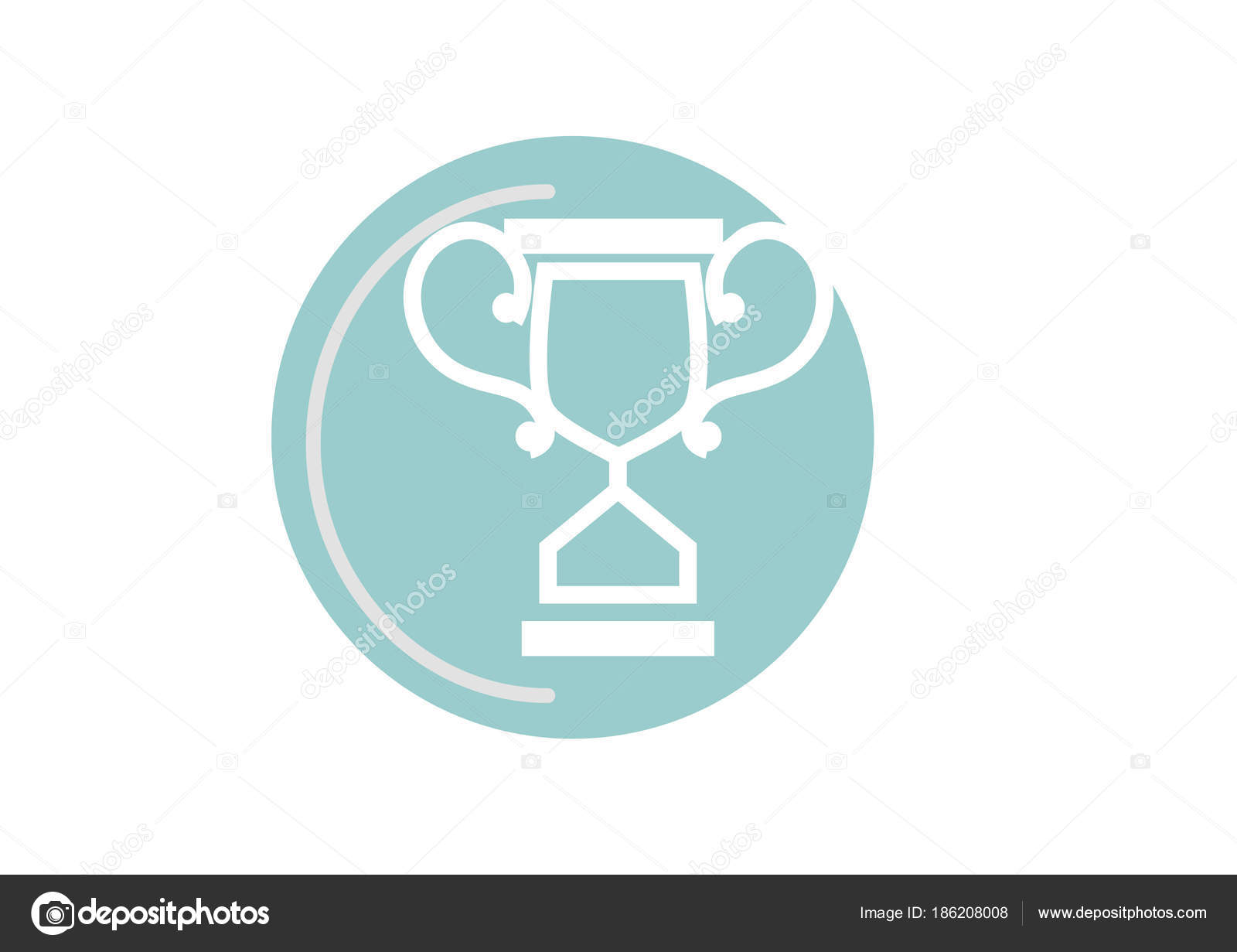 Trophy cup icon Stock Vector by ©LovArt 186208008