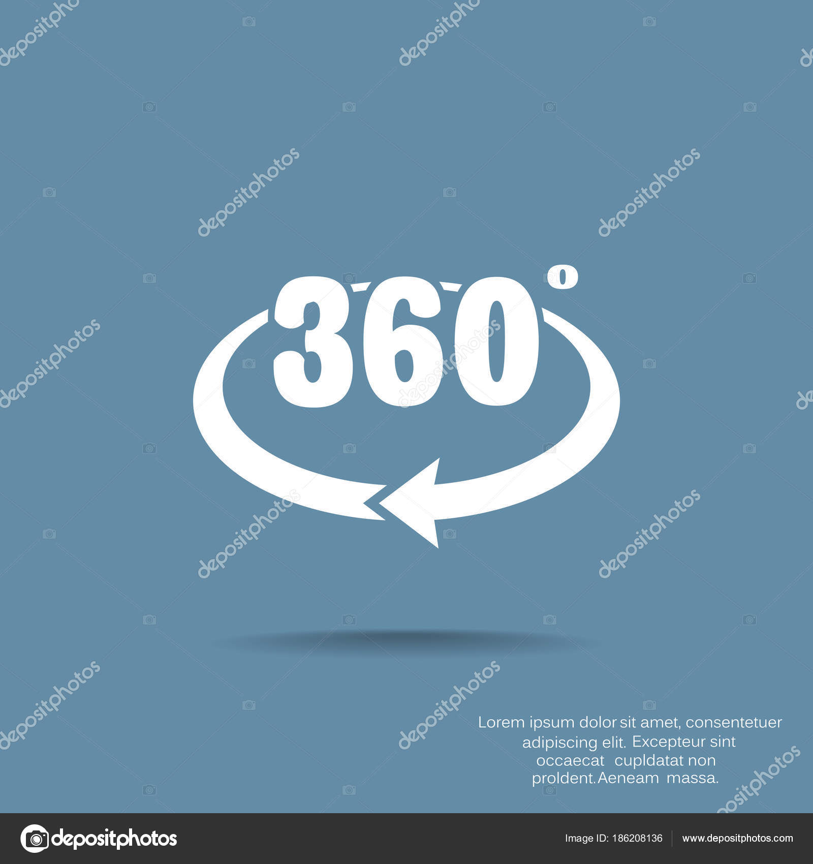 360 degrees web icon Stock Vector by ©LovArt 186208136