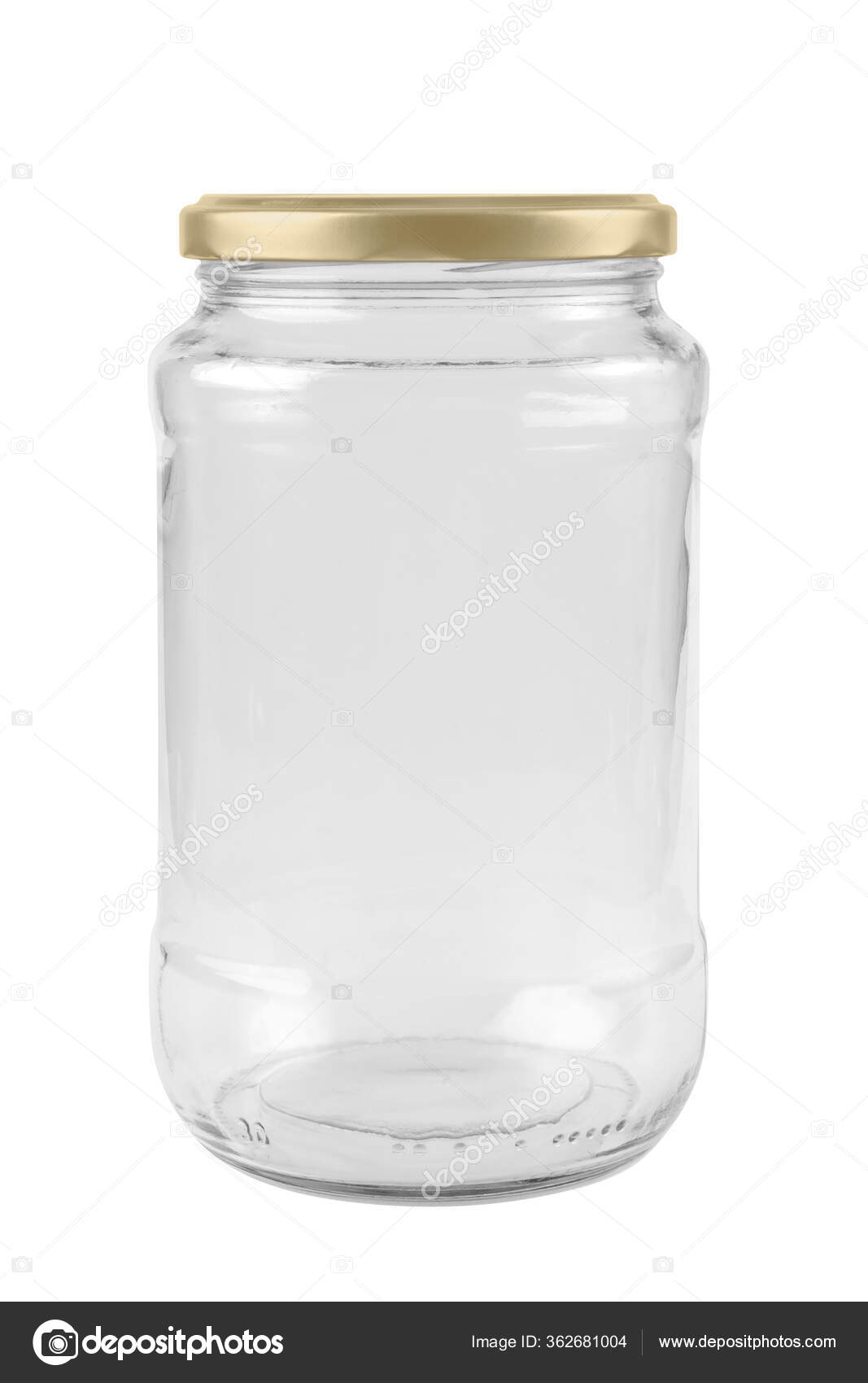 Empty Jar Isolated White Background Stock Photo by ©Rejmann 362681004