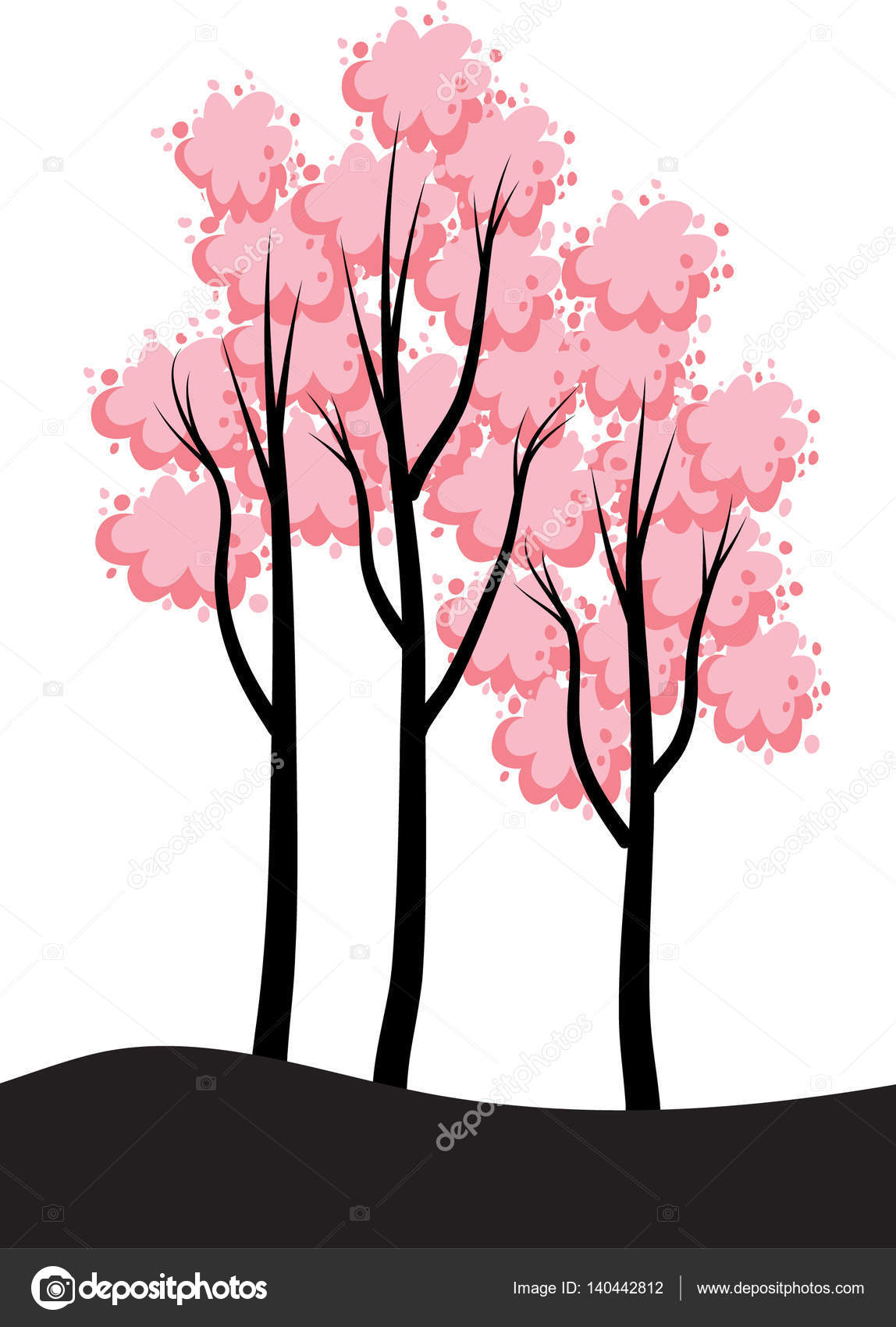 Big tree drawing — Stock Photo © wenpei #140442812