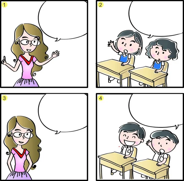 Funny Students In Classroom Cartoons