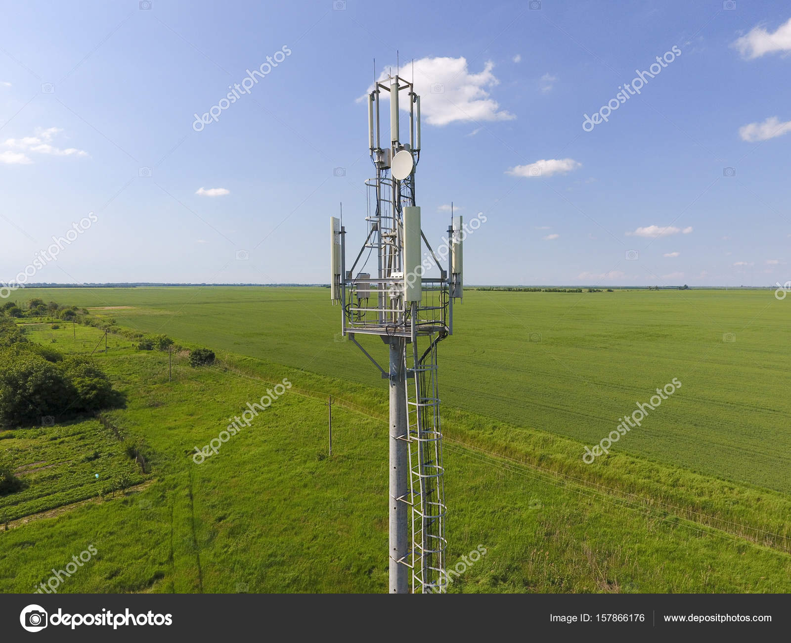 Cellular tower. Equipment for relaying cellular and mobile signal ... Cellular tower. Equipment for relaying cellular and mobile signal ...