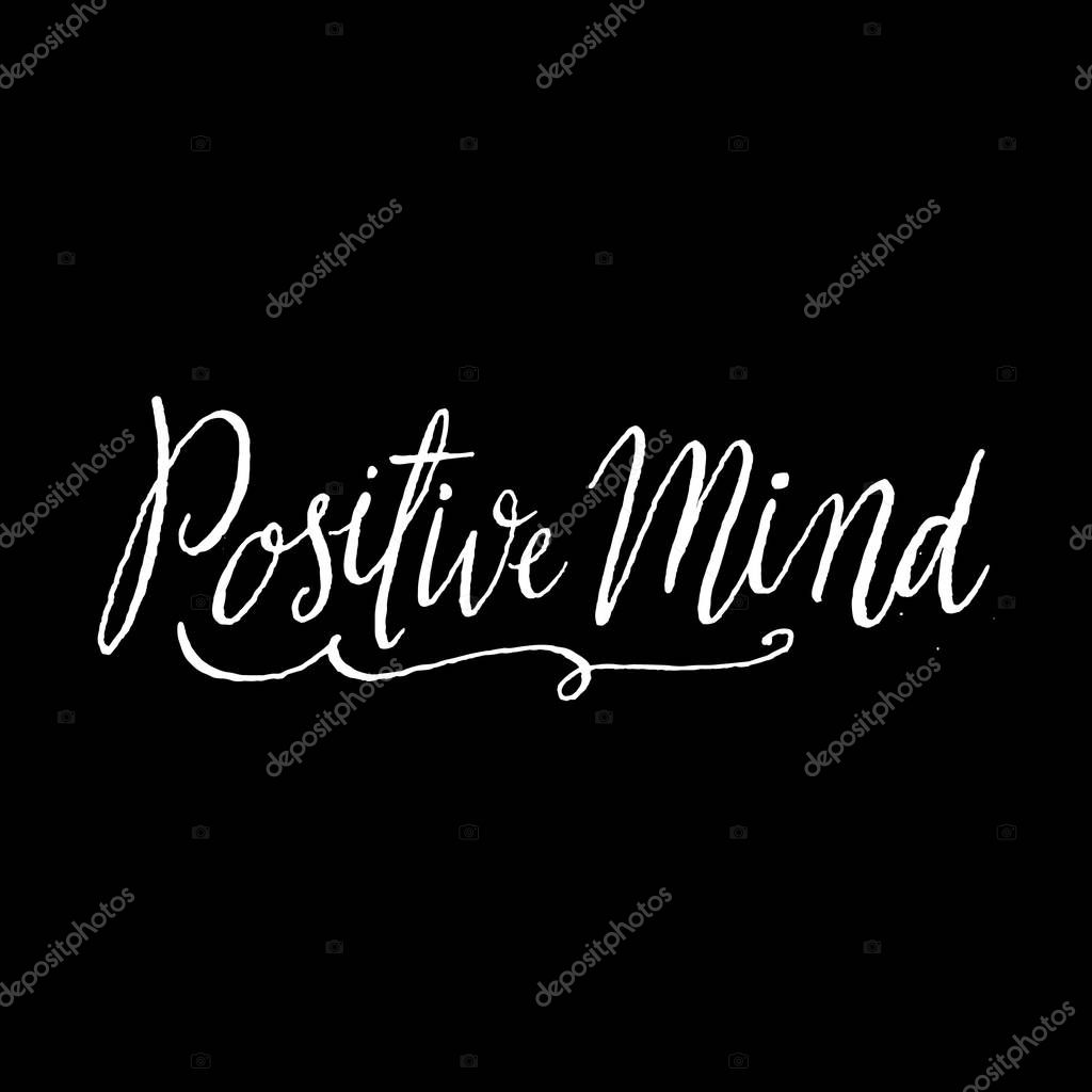 Positive Mind. Inspirational and Motivational — Stock Vector © verywell ...