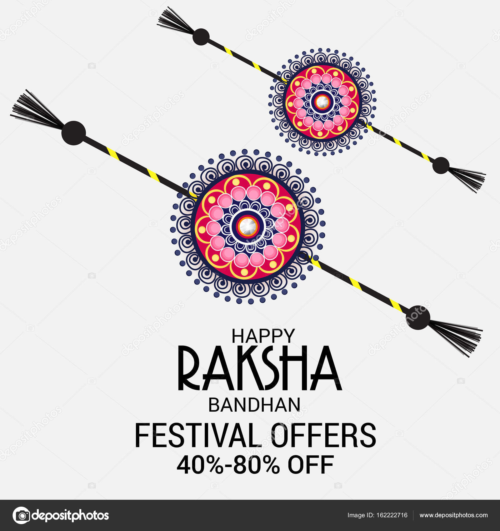 Happy Raksha Bandhan Stock Vector by ©SSDN 162222716