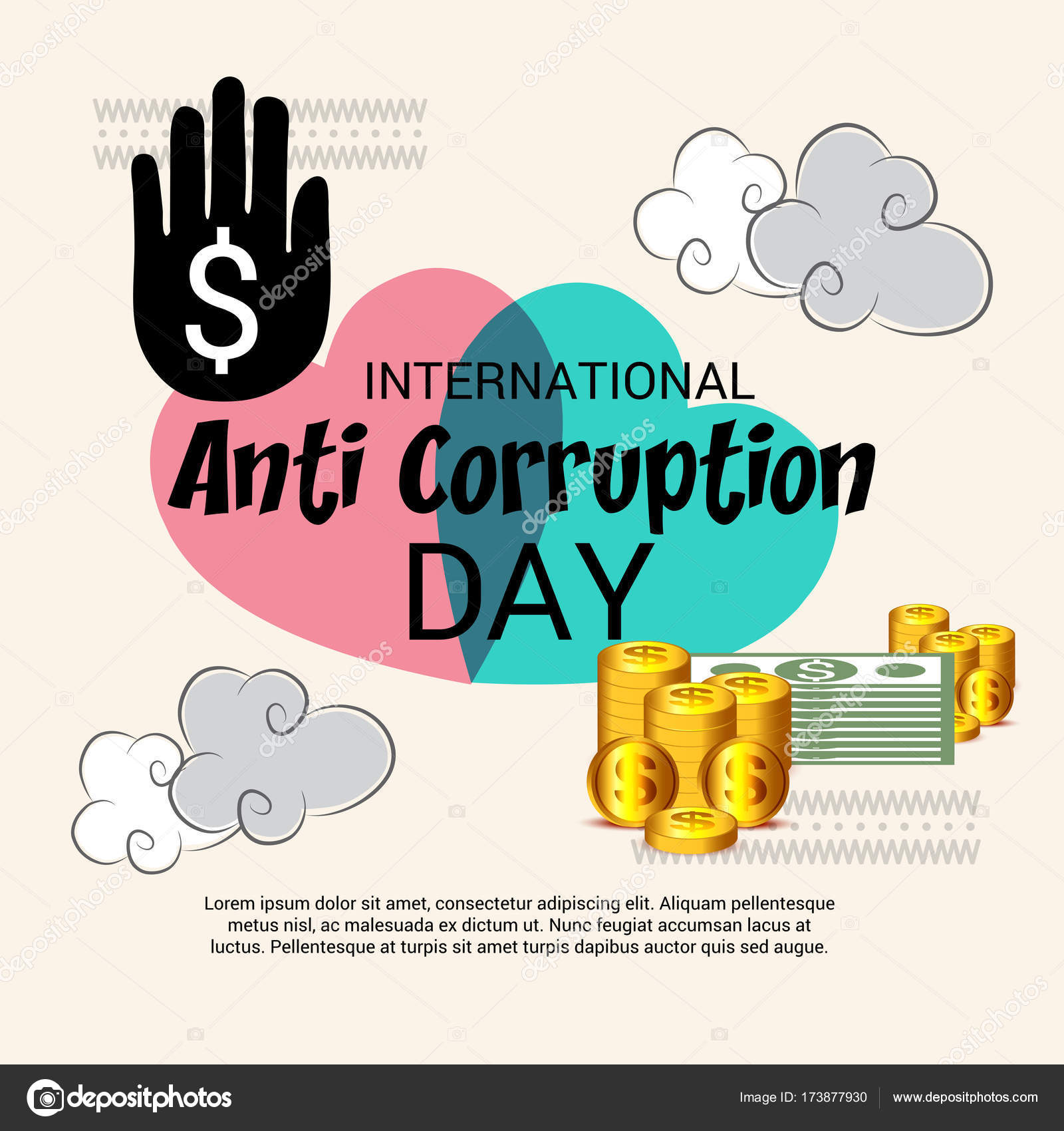 International Anti Corruption Day. Stock Vector Image by ©SSDN #173877930
