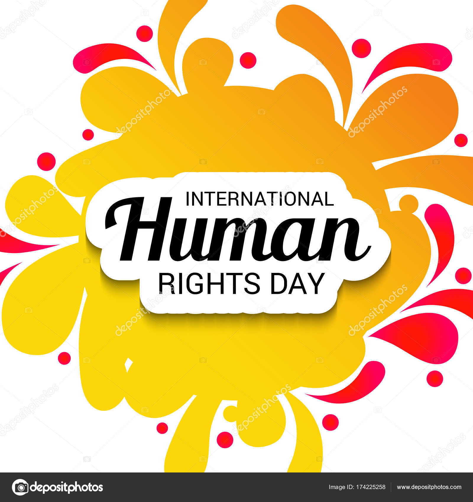 Human Rights Day. Stock Vector Image by ©SSDN #174225258