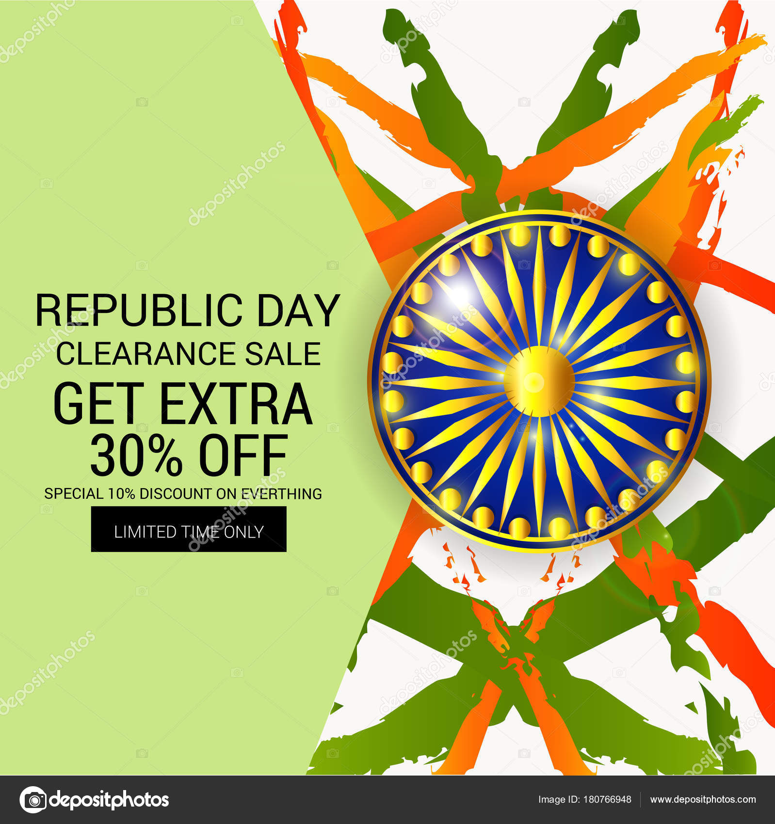 Vector Illustration Background Happy Republic Day Stock Vector by ©SSDN ...