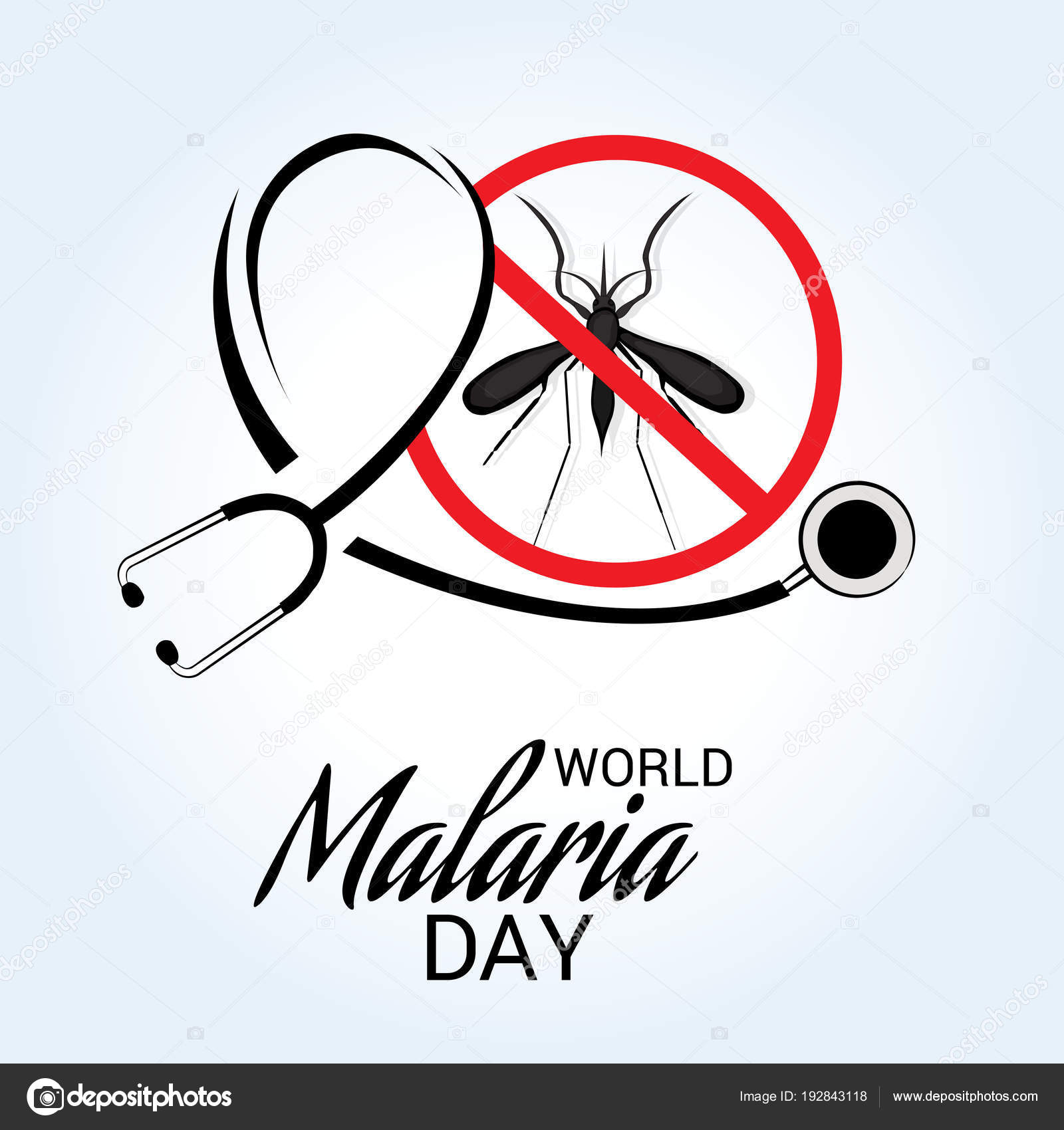 Vector Illustration Background World Malaria Day Stock Vector Image by ...