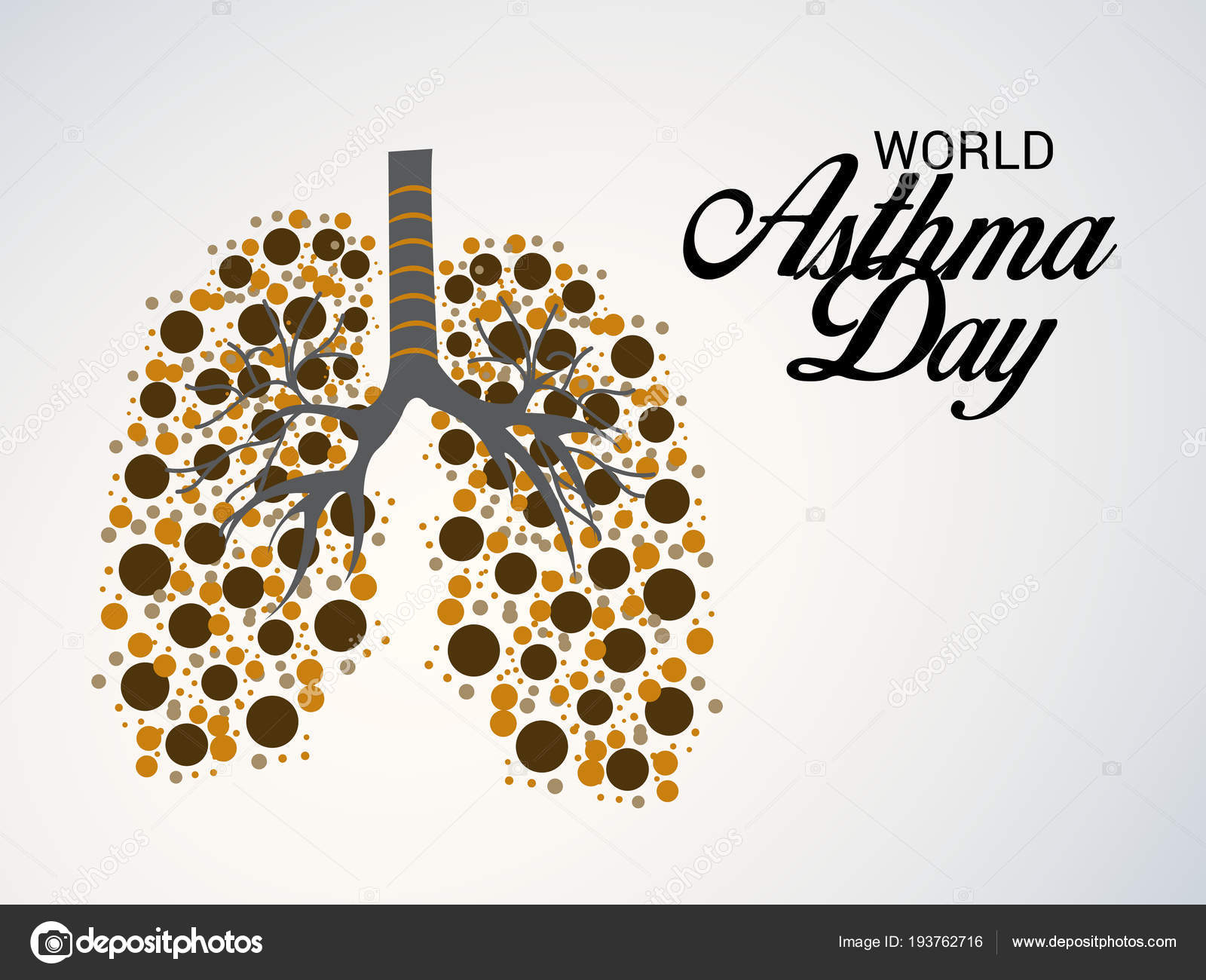 Vector Illustration Background World Asthma Day Stock Vector by ©SSDN ...