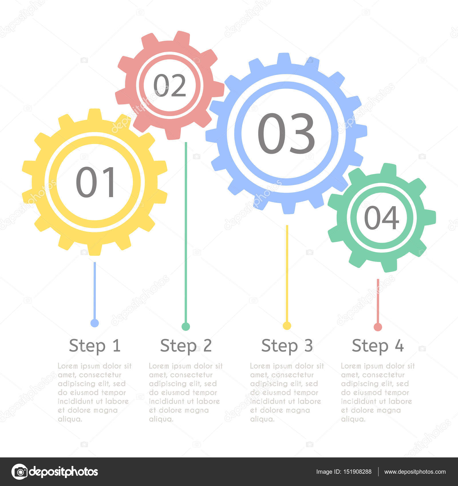 Progress statistic concept. Infographic vector template for ... Progress statistic concept. Infographic vector template for ...