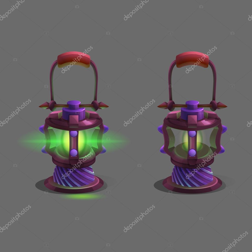 Cartoon colorful ancient lamps Stock Vector Image by ©MrDeymos #126608870