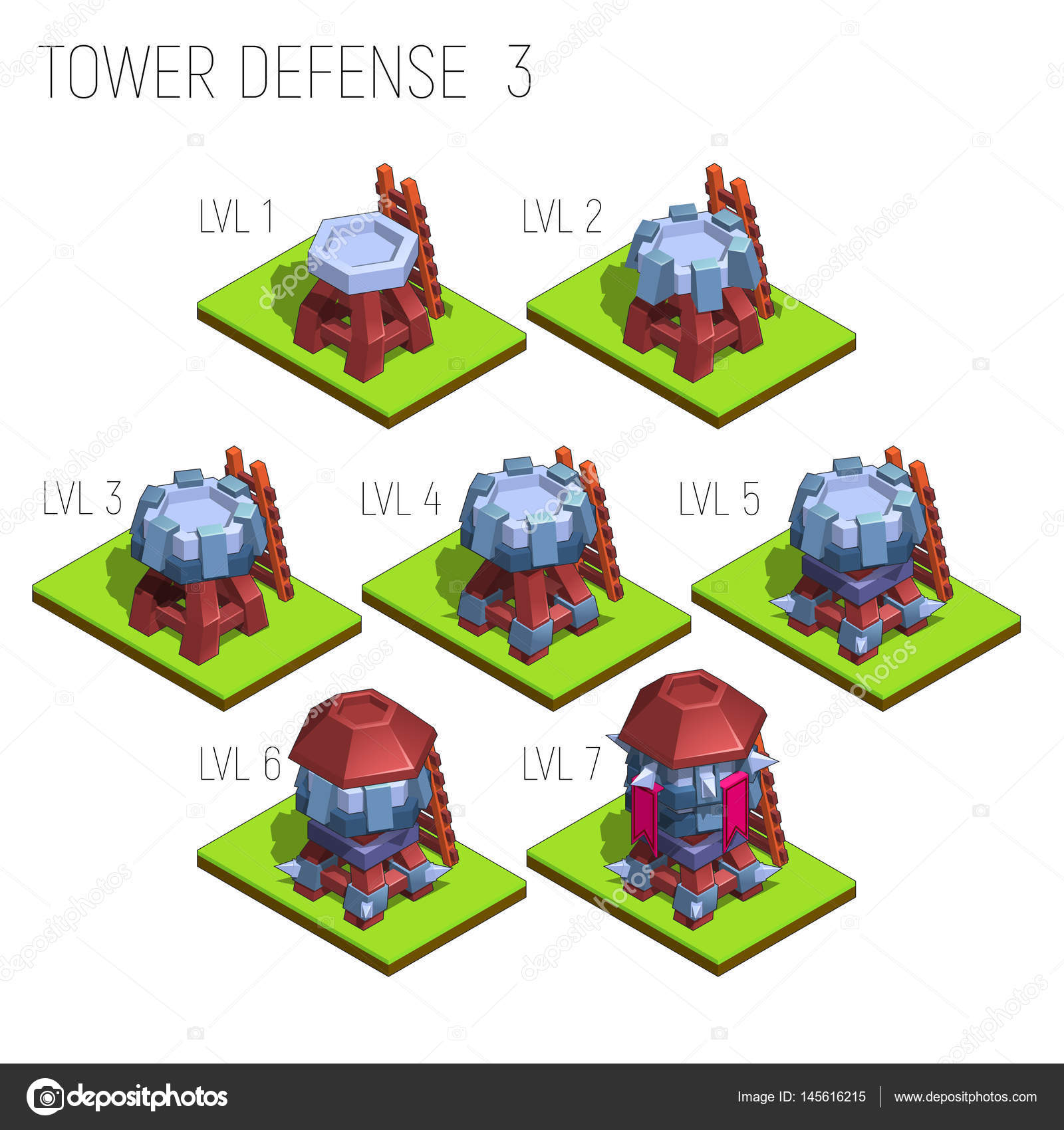 Medieval tower defense Stock Vector Image by ©MrDeymos #145616215