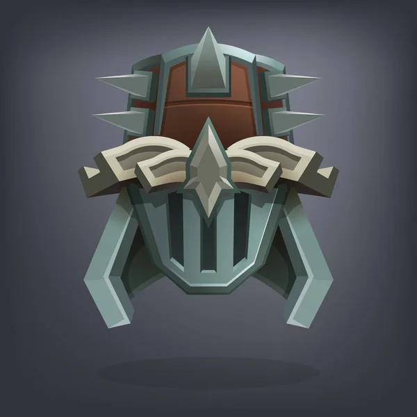 Iron fantasy chest armor — Stock Vector © MrDeymos #163981538