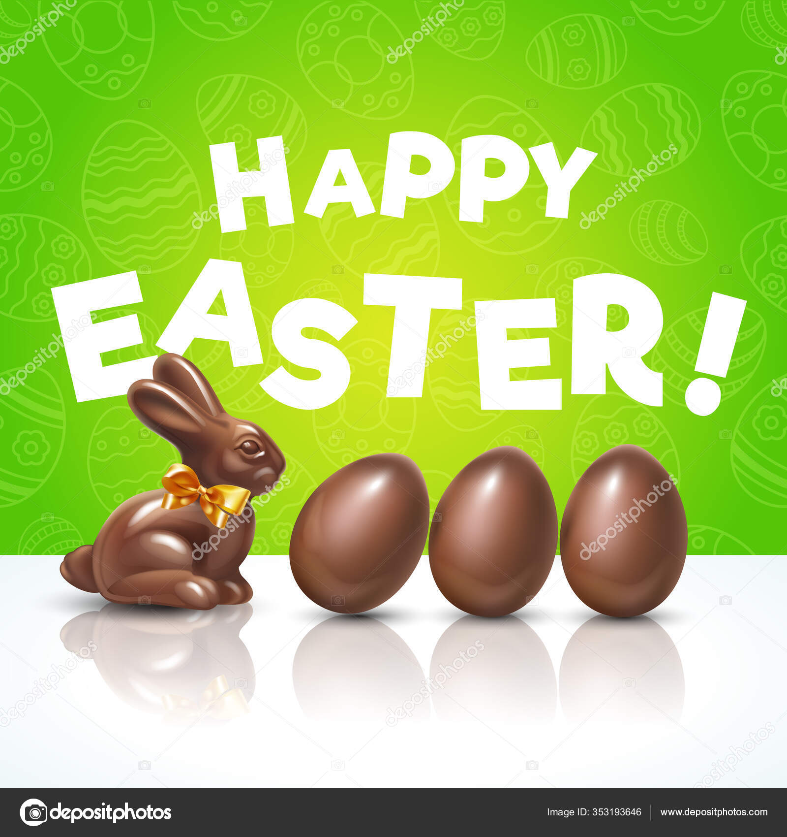 Happy Easter Chocolate Eggs