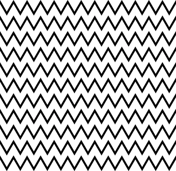 Horizontal black and white zigzag stripes pattern. Geometric repeating pattern of zigzag. Vector ...