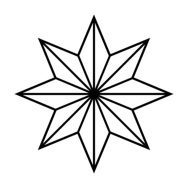 ᐈ Eight point star template stock vectors, Royalty Free eight pointed ...