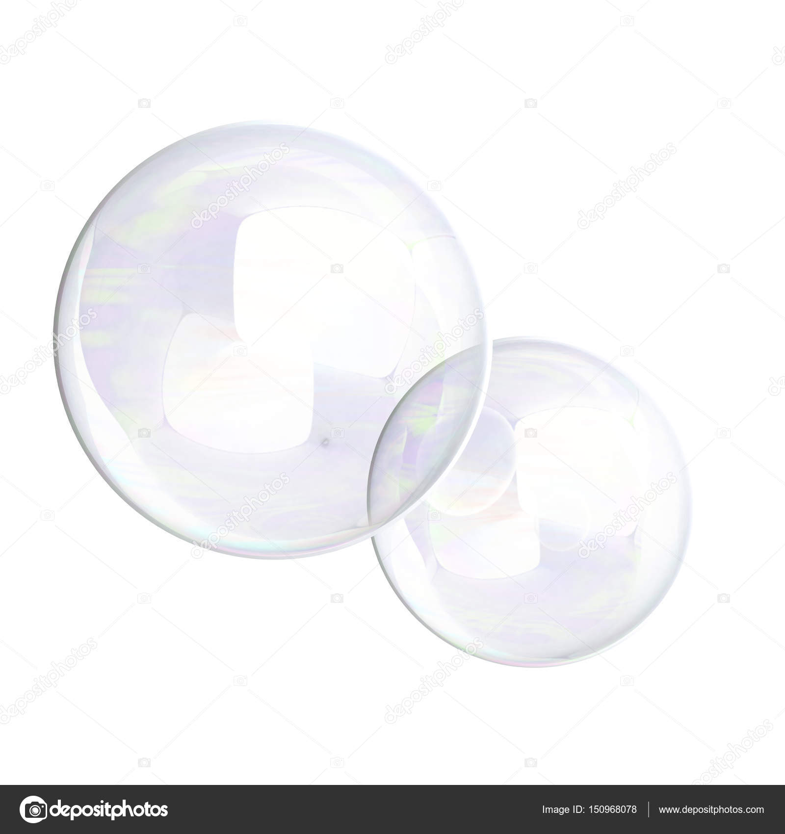 Soap bubbles blower 3d render isolated on white background — Stock ...
