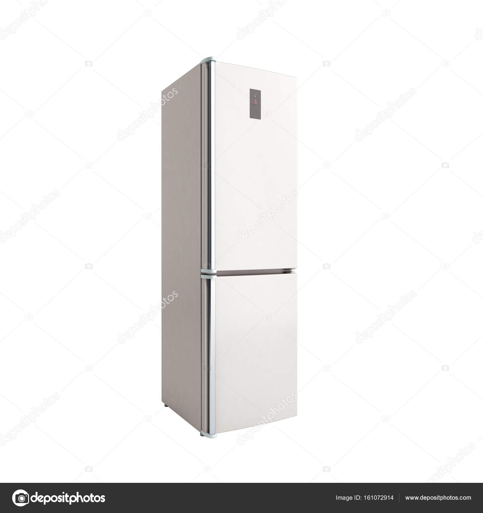 Stainless Steel Fridge Side View