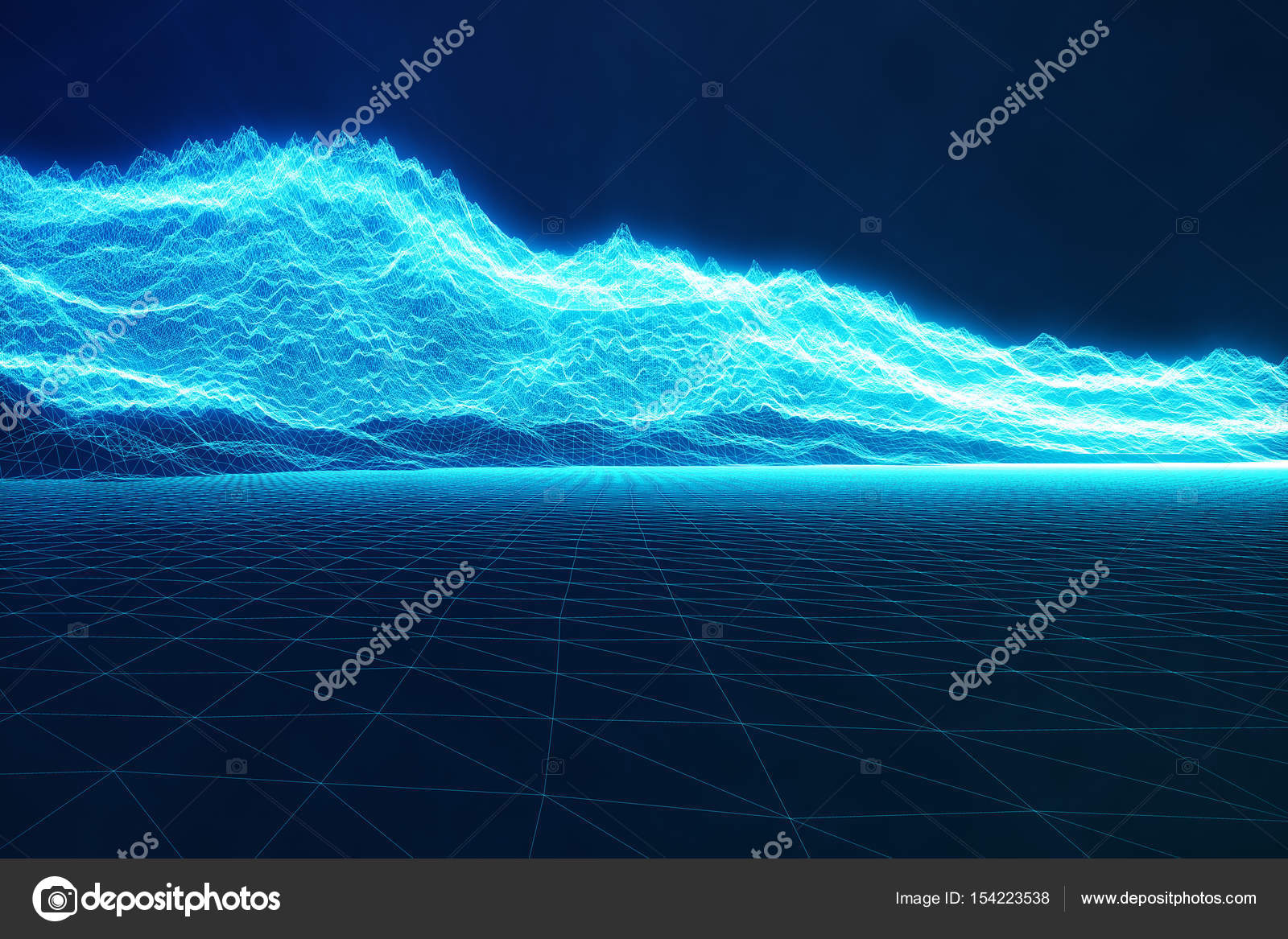 3D illustration concept internet connections in cloud computing ...