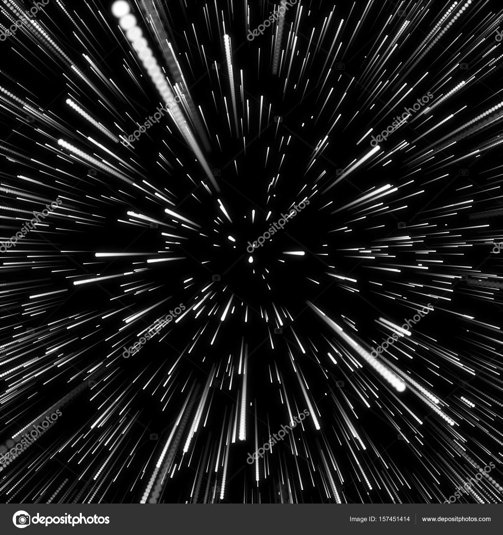Abstract Background Star Warp Hyperspace Abstract Exploding Effect ...