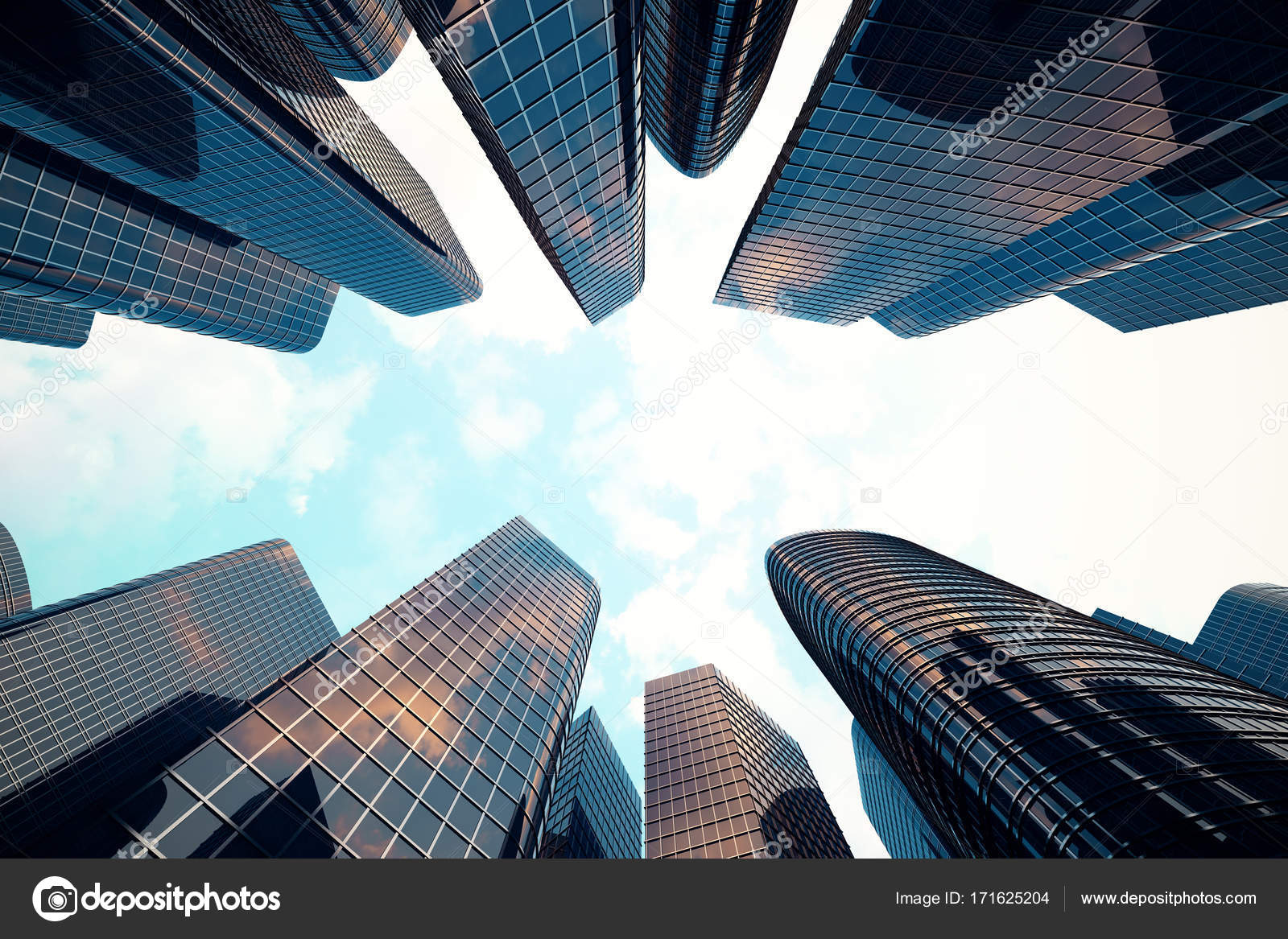 Skyscraper Looking Up