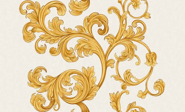 Seamless Baroque pattern, gold and black Stock Photo by ©AV_designer ...