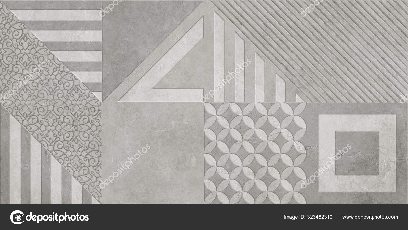 Digital Wall Tiles Simple Geometric Background Geometric Seamless ...