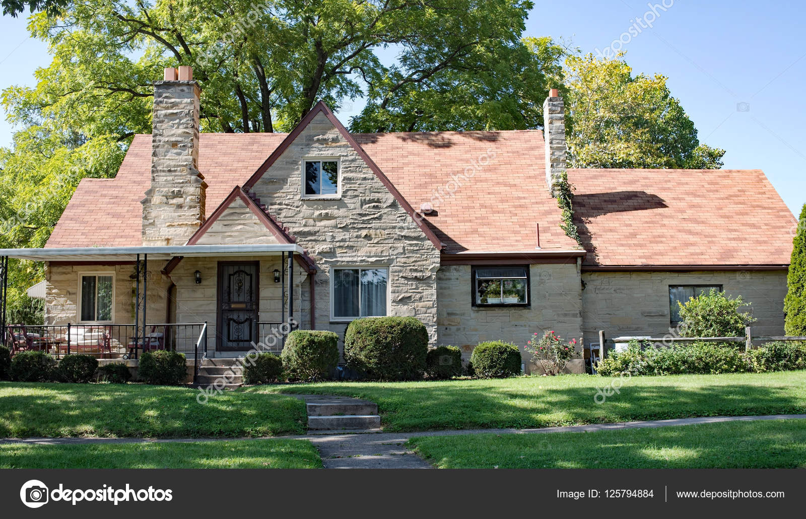 Limestone Brick House