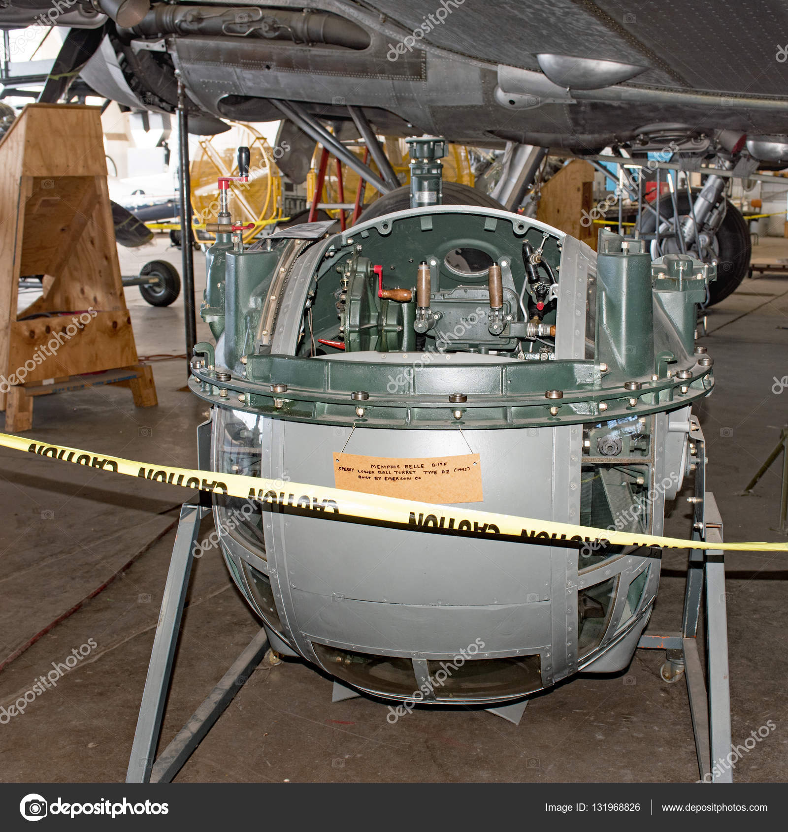 Memphis Belle Sperry Lower Ball Turret Restoration — Stock Editorial ...