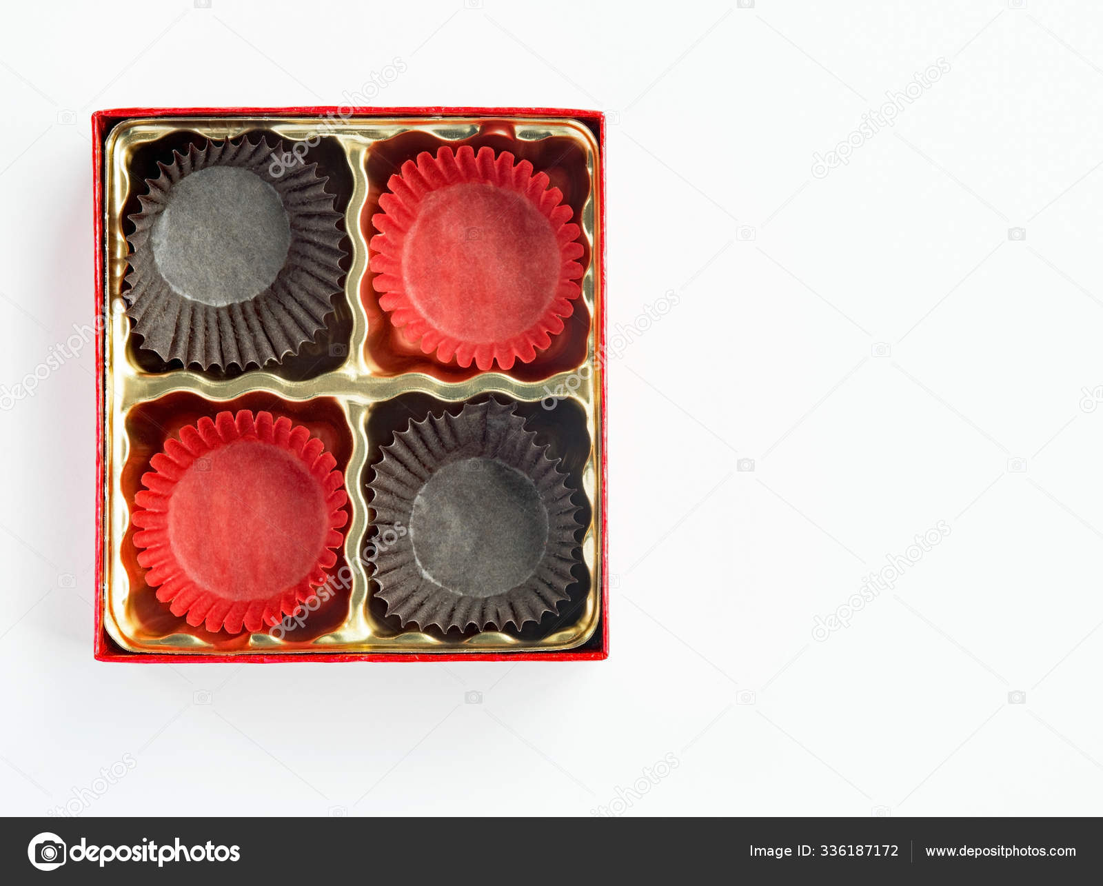 Empty Valentine Chocolate Box