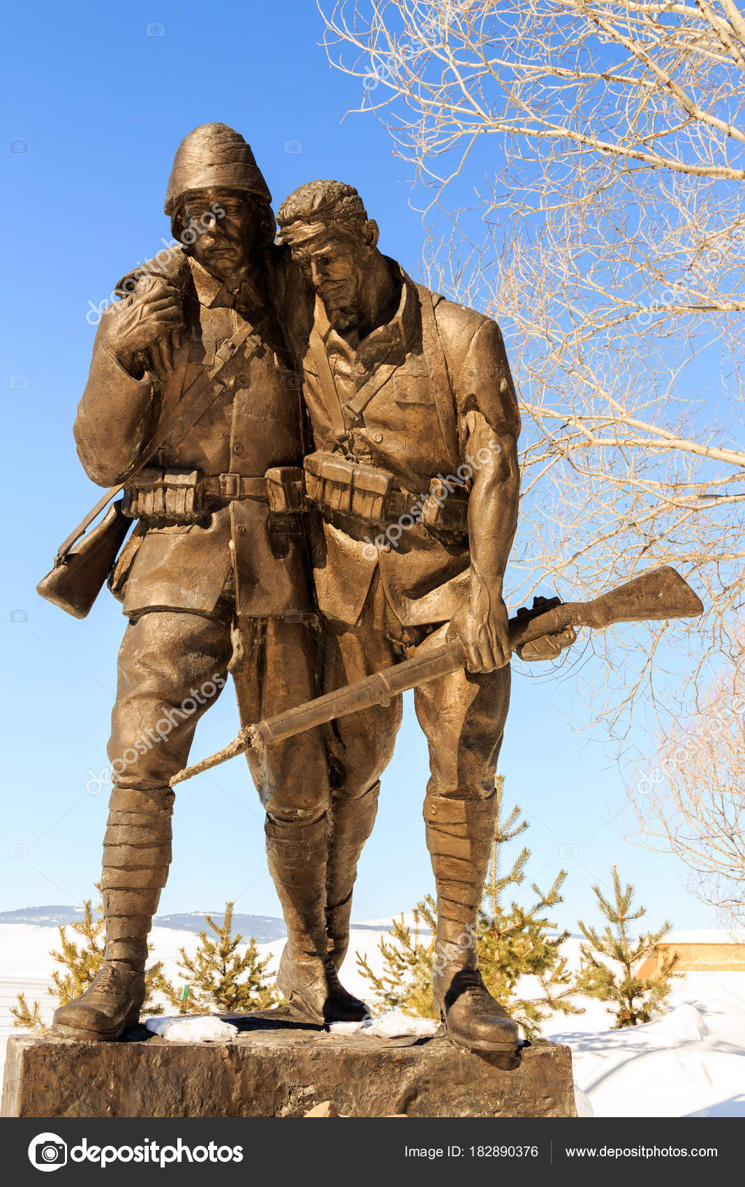 1919 Legend Kars Monument Sculpture Stock Photo by ©alozar 182890376