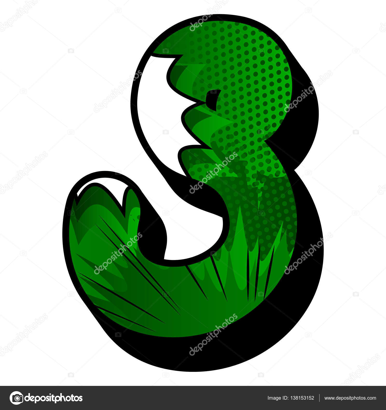 Letter S filled with comic book background. Stock Vector Image by ...