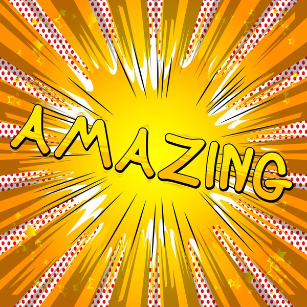 Amazing Power - Comic book style word. Stock Vector by ©NoraVector ...
