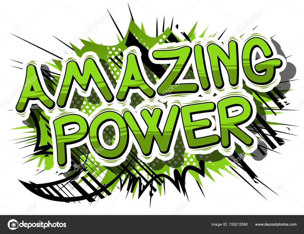 Amazing Power - Comic book style word. Stock Vector by ©NoraVector ...