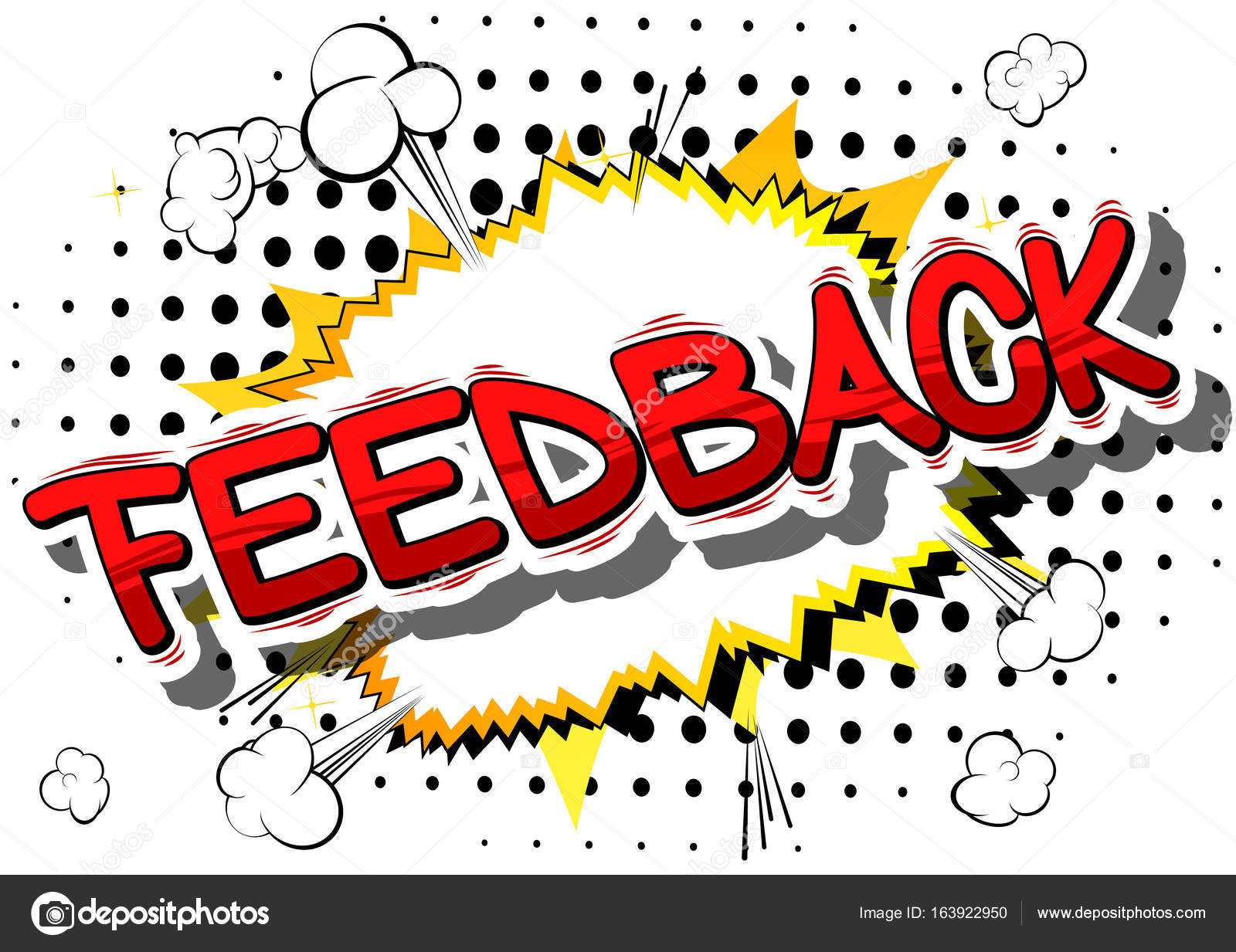 Feedback - Comic book word. Stock Vector Image by ©NoraVector #163922950