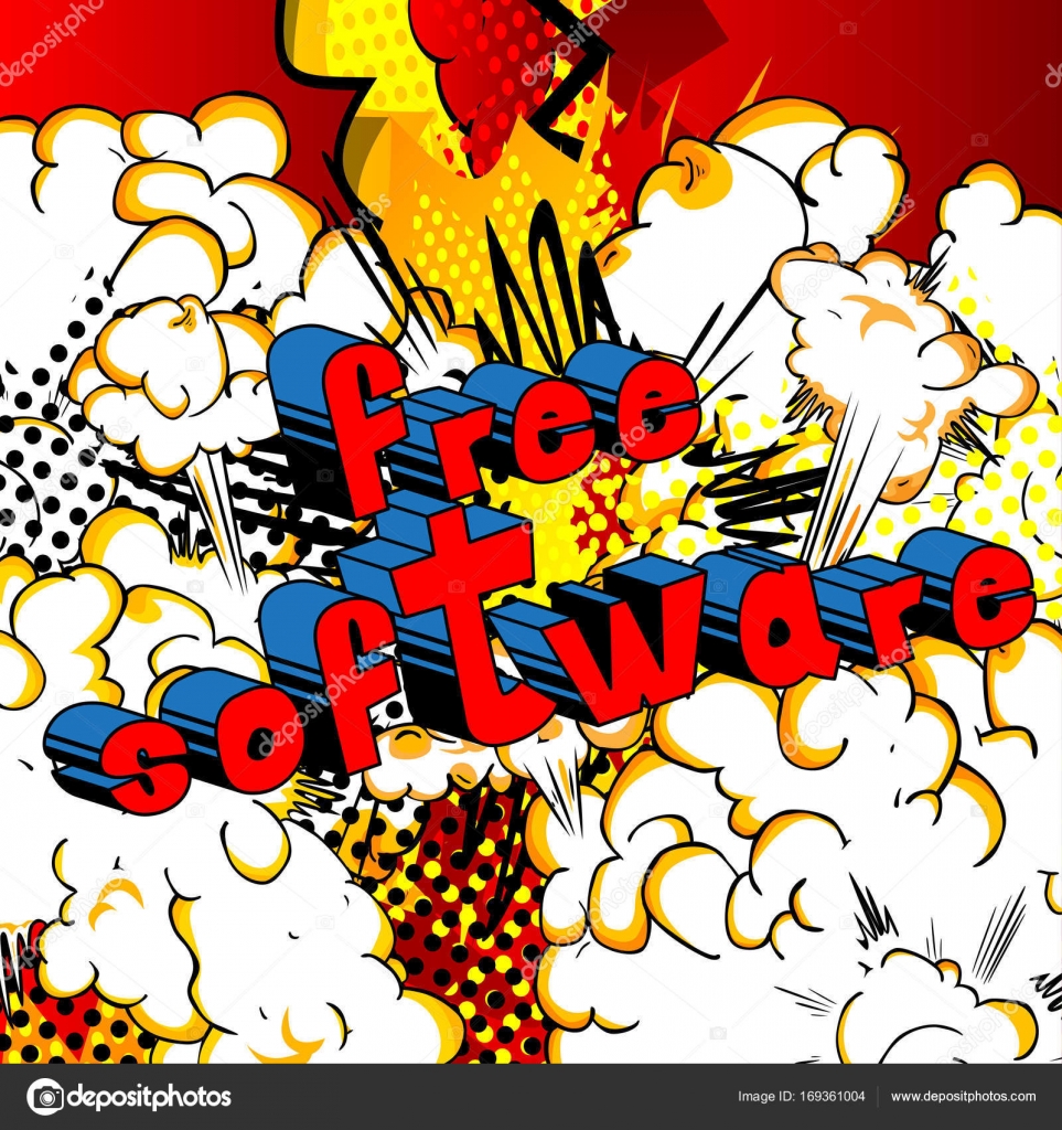 Free Software - Comic book style word. Stock Vector Image by ...