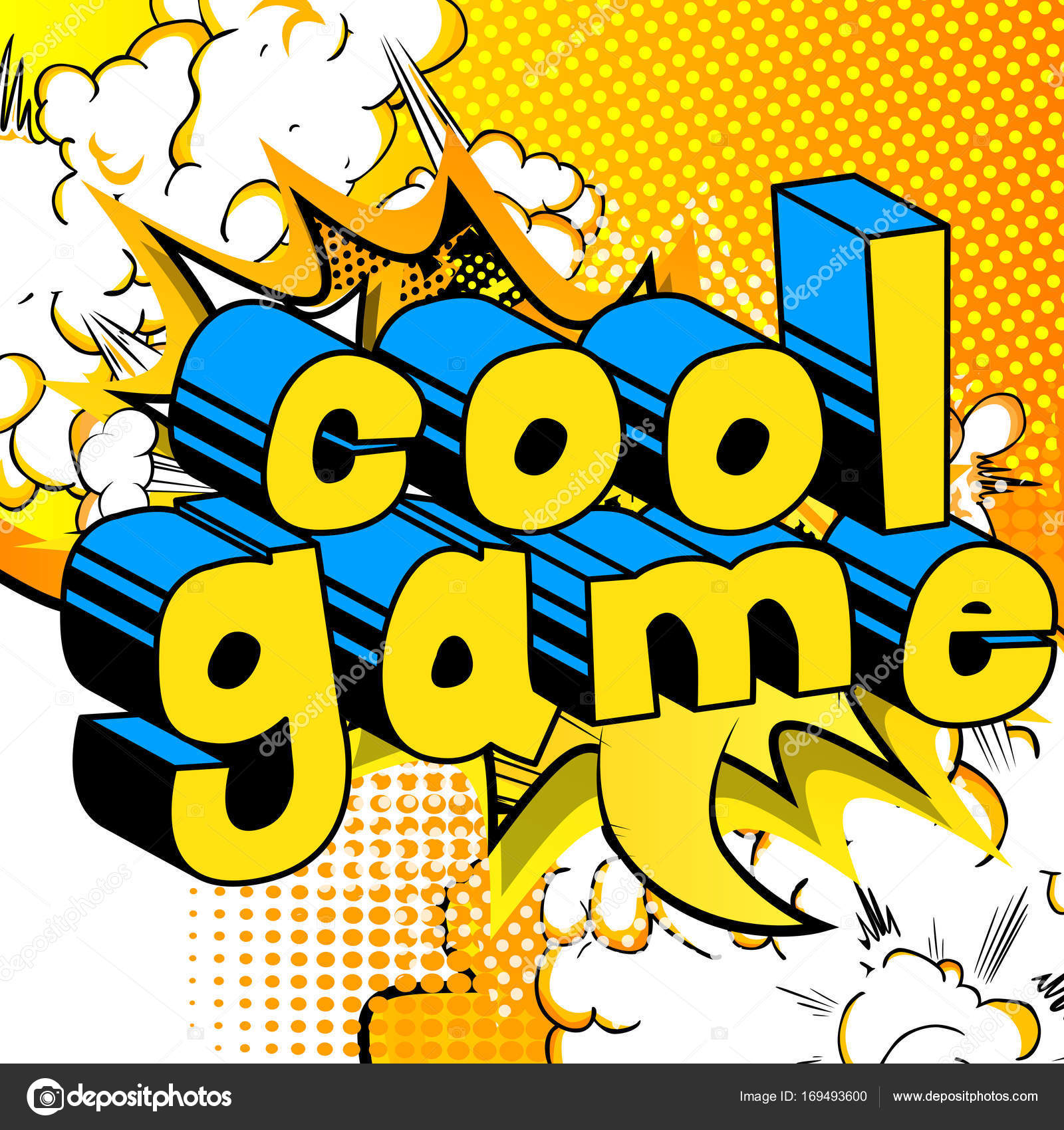 Cool Game - Comic book style word. Stock Vector Image by ©NoraVector ...
