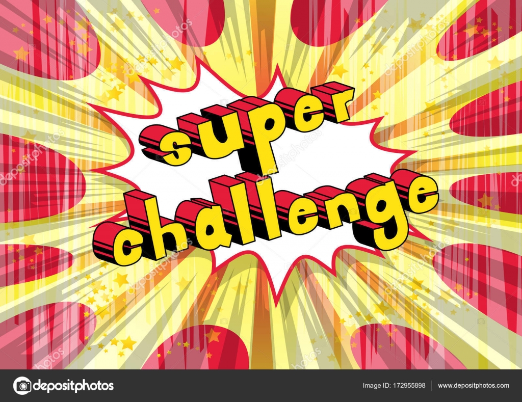 Super Challenge - Comic book style word. Stock Vector by ©NoraVector ...
