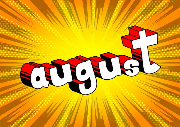 July - Comic book style word. Stock Vector by ©NoraVector 151892592