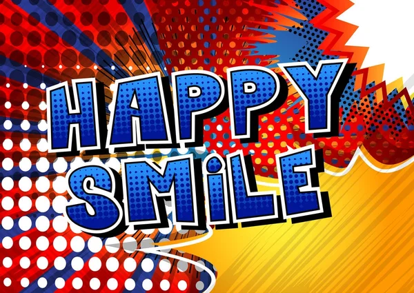 Smile - Comic book style word. Stock Vector by ©NoraVector 90447580