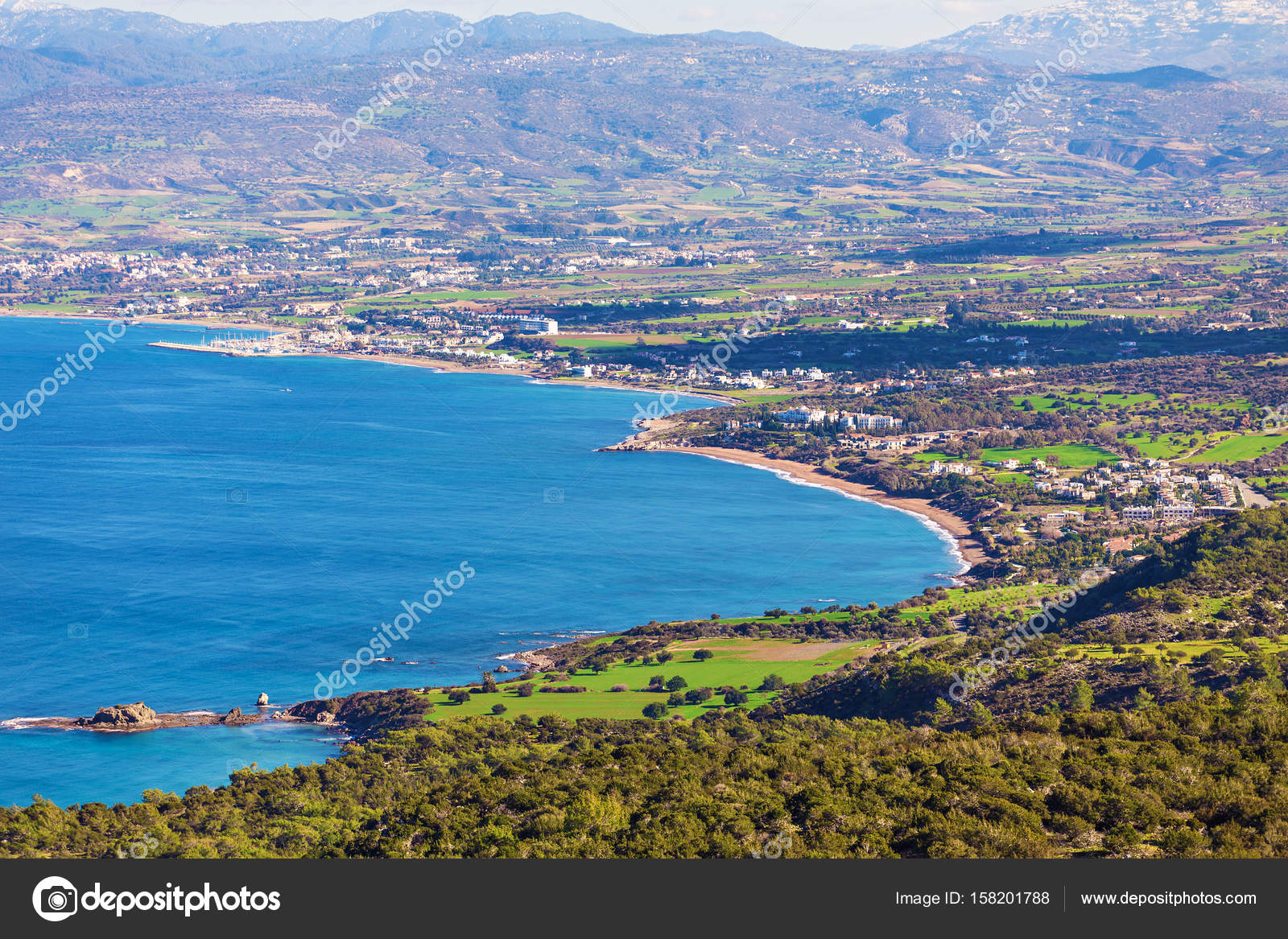 Cyprus Latchi Panorama Stock Photo by ©Satura_ 158201788