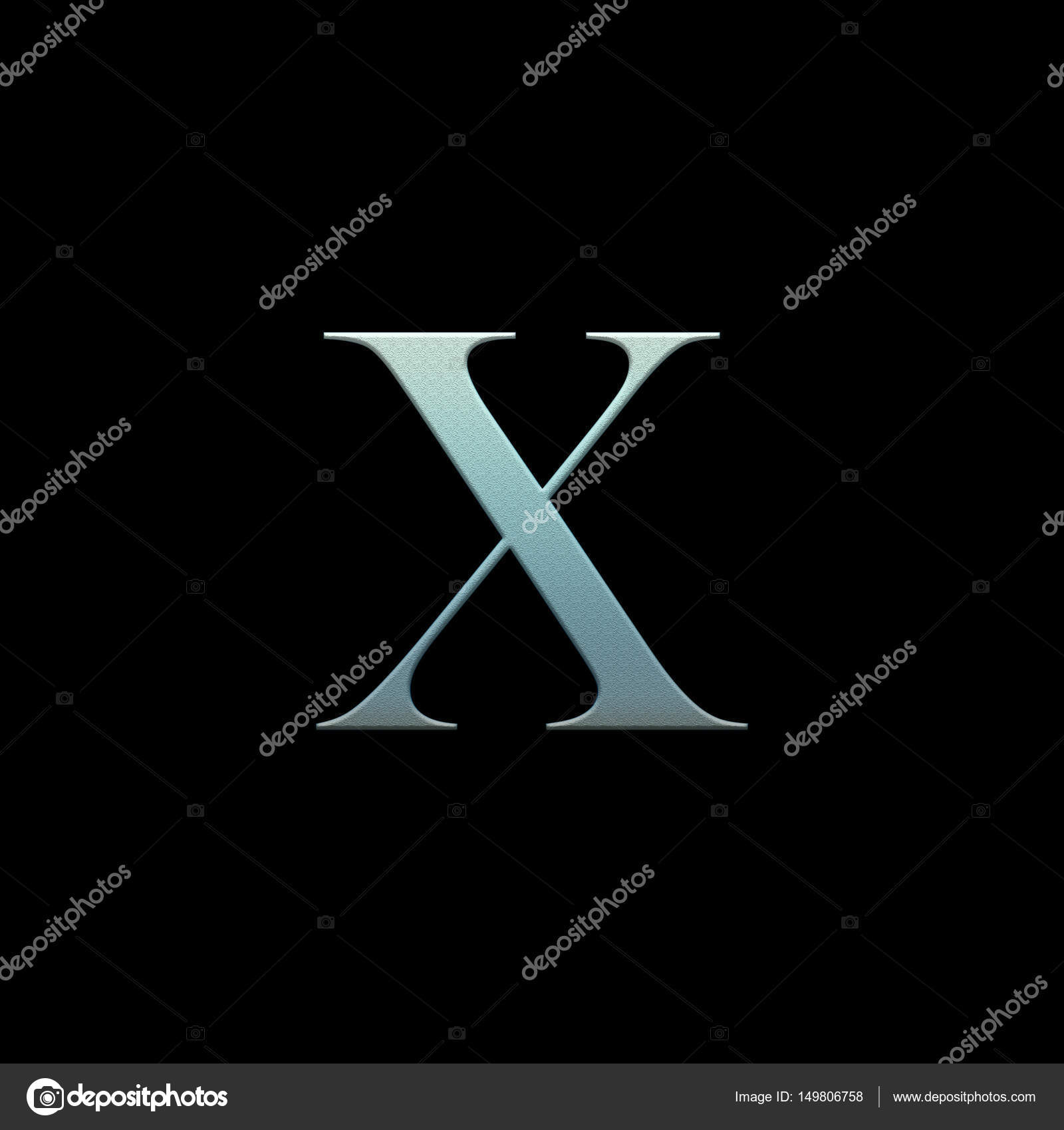 Letra del alfabeto sobre un fondo negro — Foto de stock #149806758 © maior