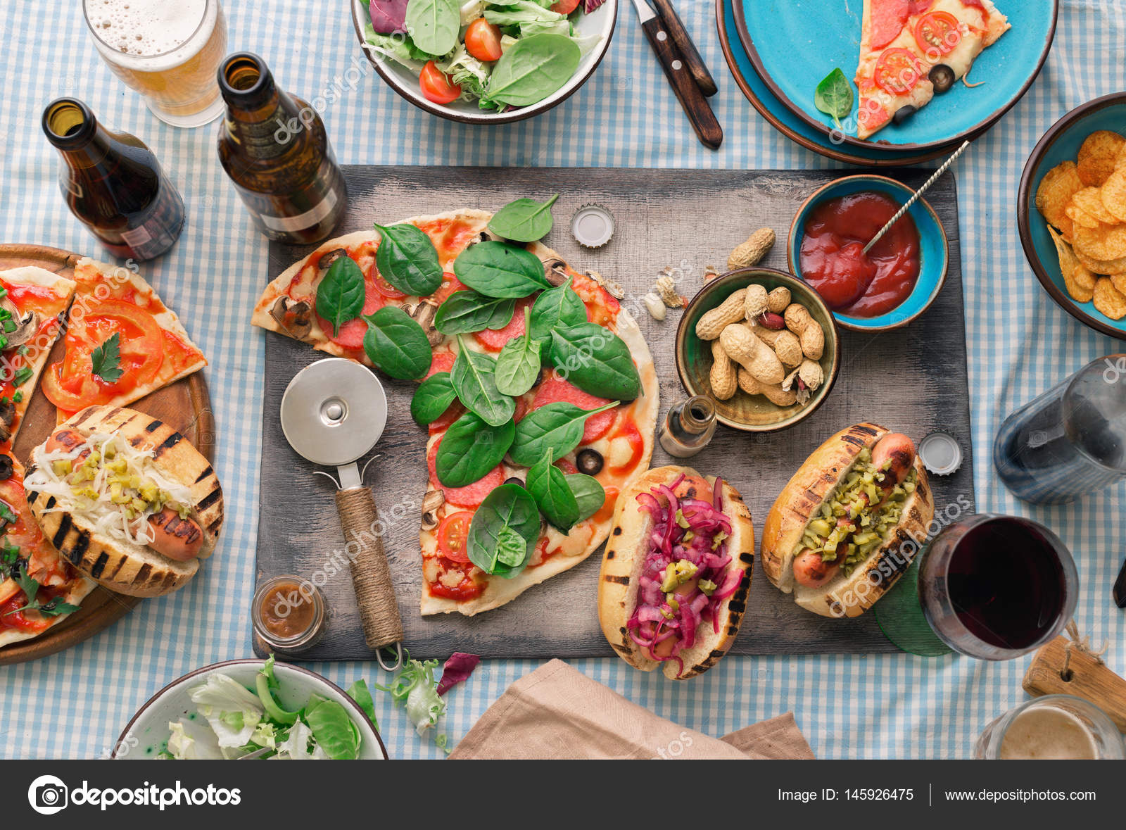 Dining Table With Food