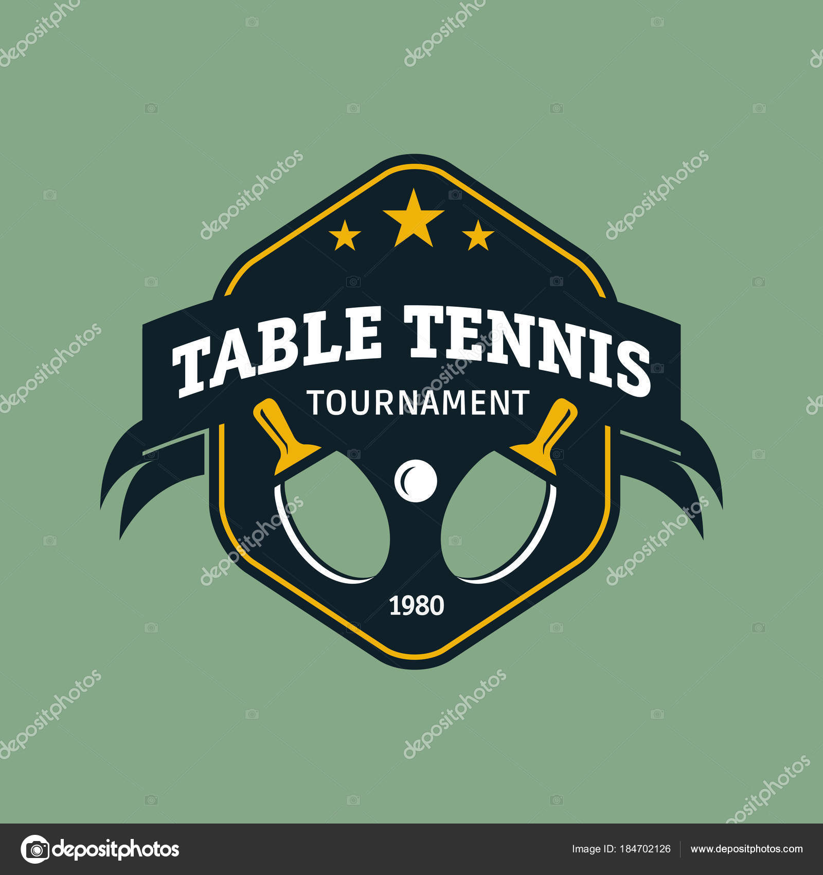 Table Tennis Logo Design