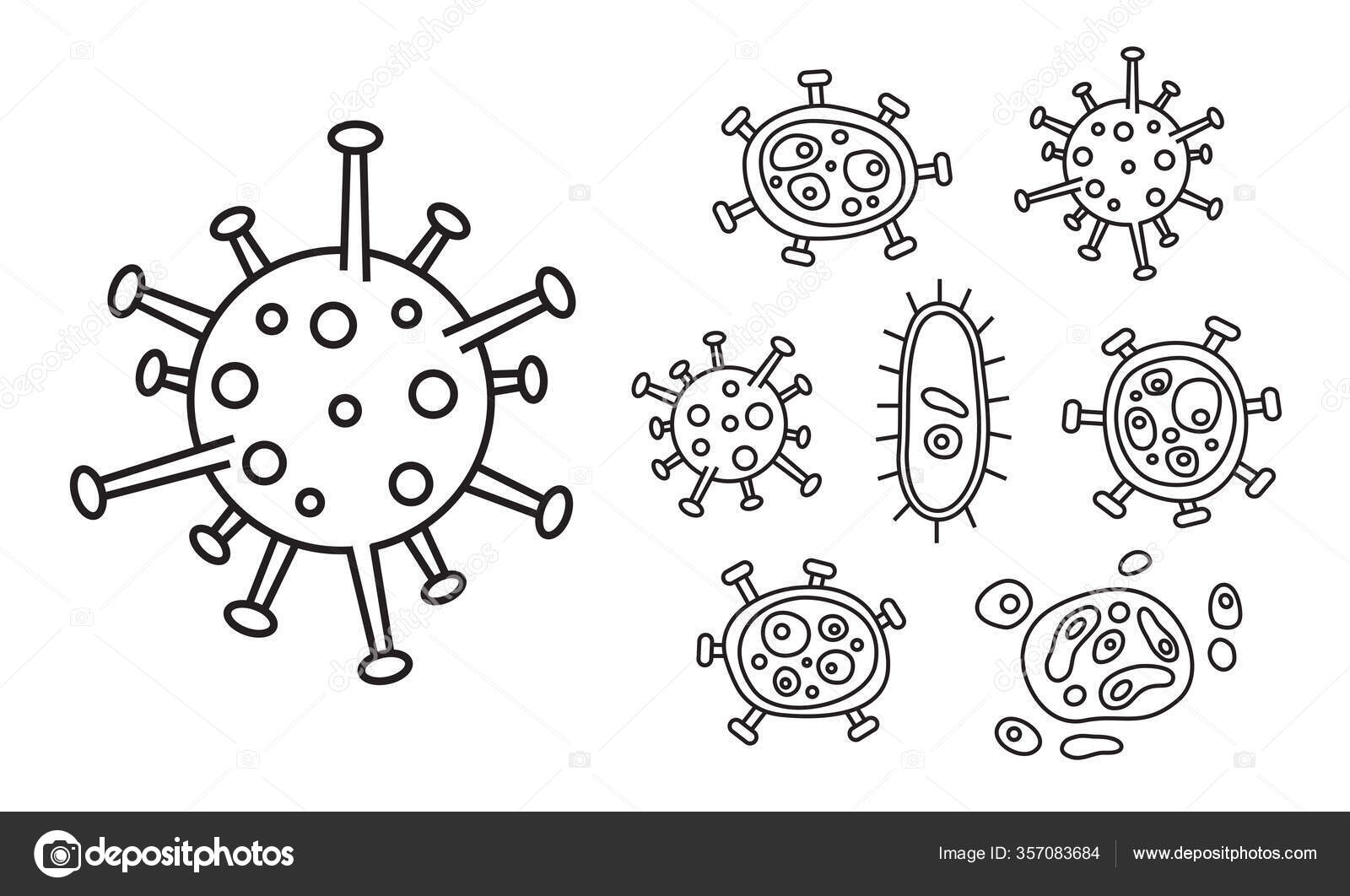 Simple Bacteria Drawing